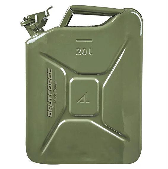 Buy Steel 20 L Rectangular Grey Fuel Storage Cans online at best rates ...