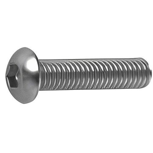 Buy M8 x 35 Button Hex Socket Head Screw 12.9 IS 9001 Galvanized online ...