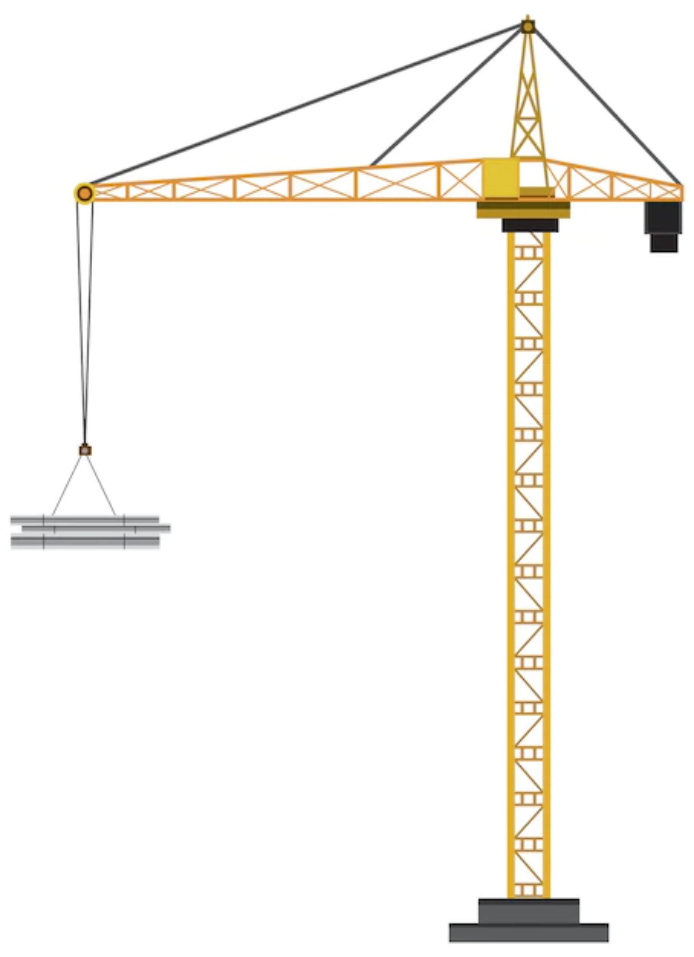 Buy EEE 5 - 150 ton Electrical Tower Crane 350 m online at best rates ...