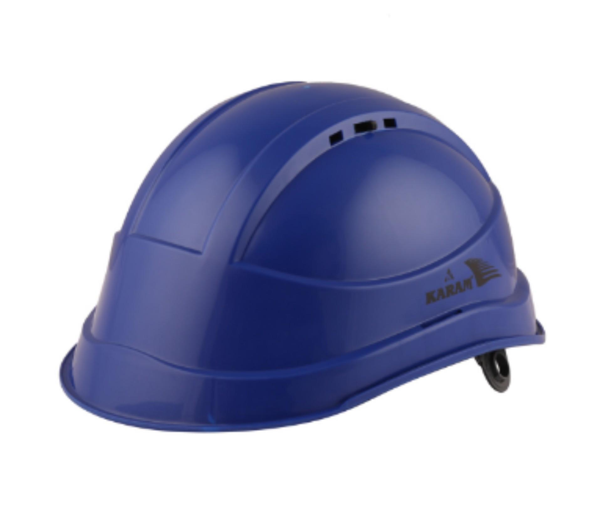 Buy HDPE Blue Air Ventilated Safety Helmets online at best rates in ...