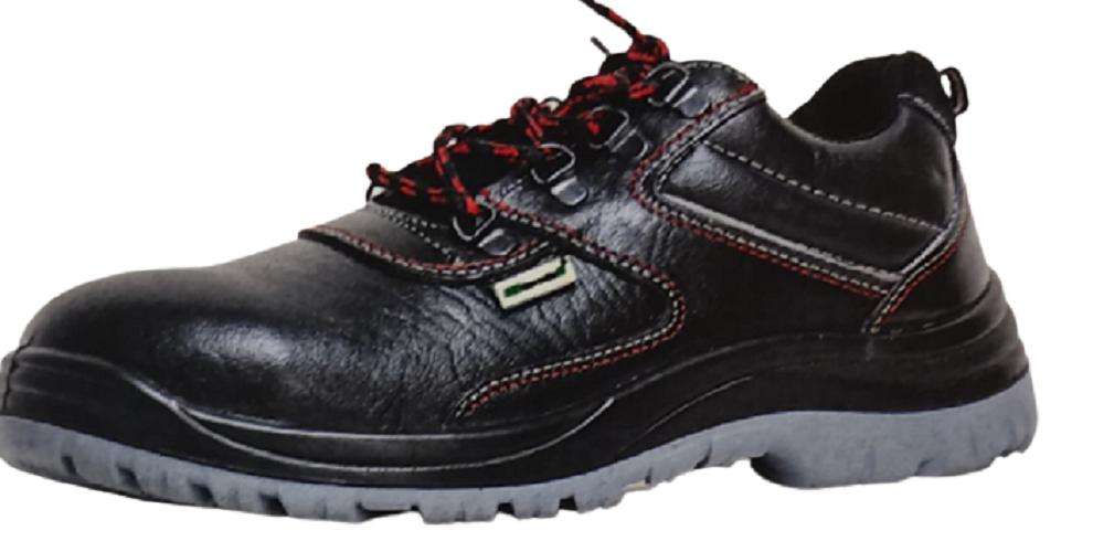 Buy Intech Falcon Apollo Leather Steel Toe Safety Shoes Black online at ...