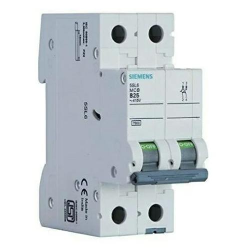 Buy SIEMENS 5SL6 Double Pole 10 A B Curve MCB online at best rates in ...