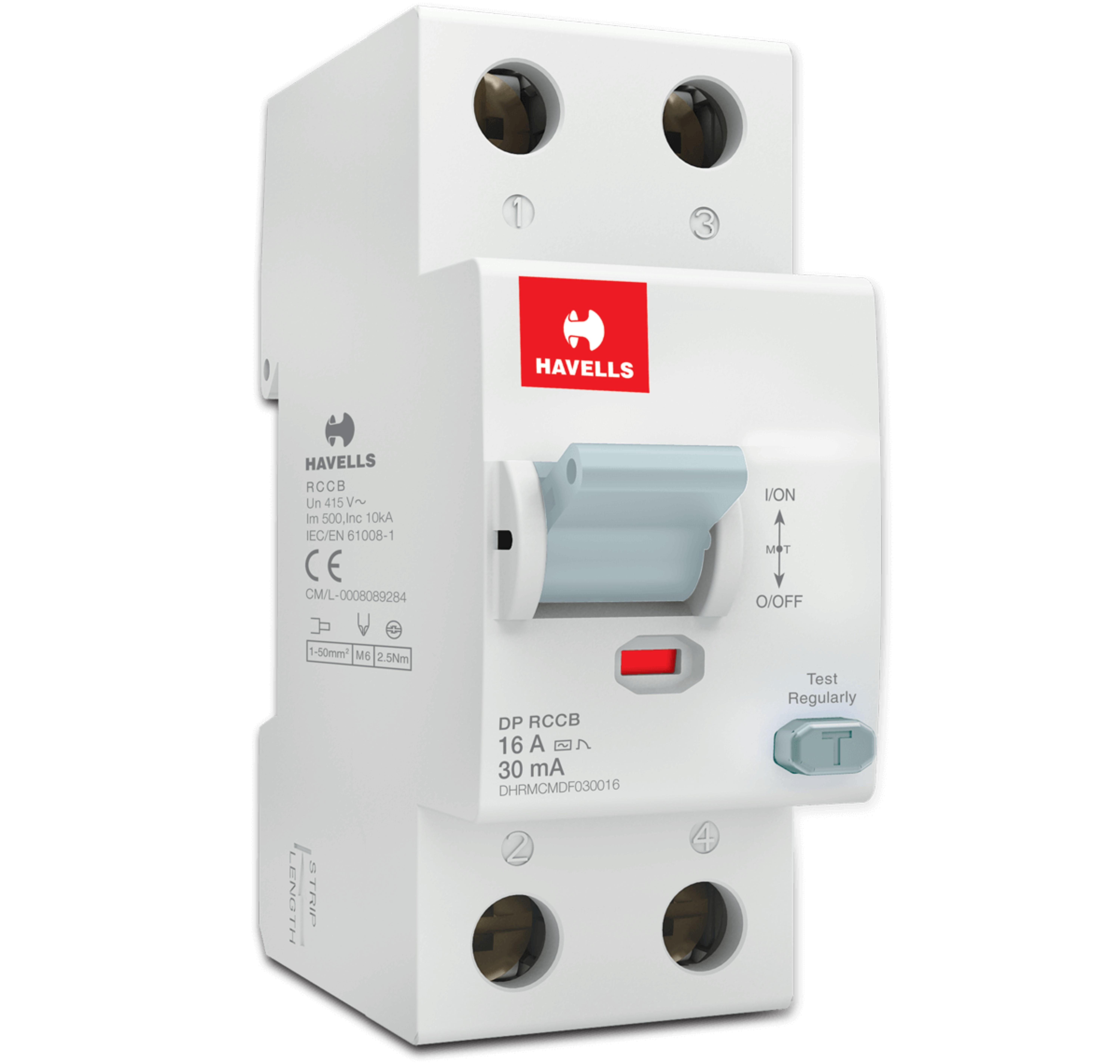 Buy HAVELLS 16 A Double Pole 30 mA RCCB online at best rates in India ...