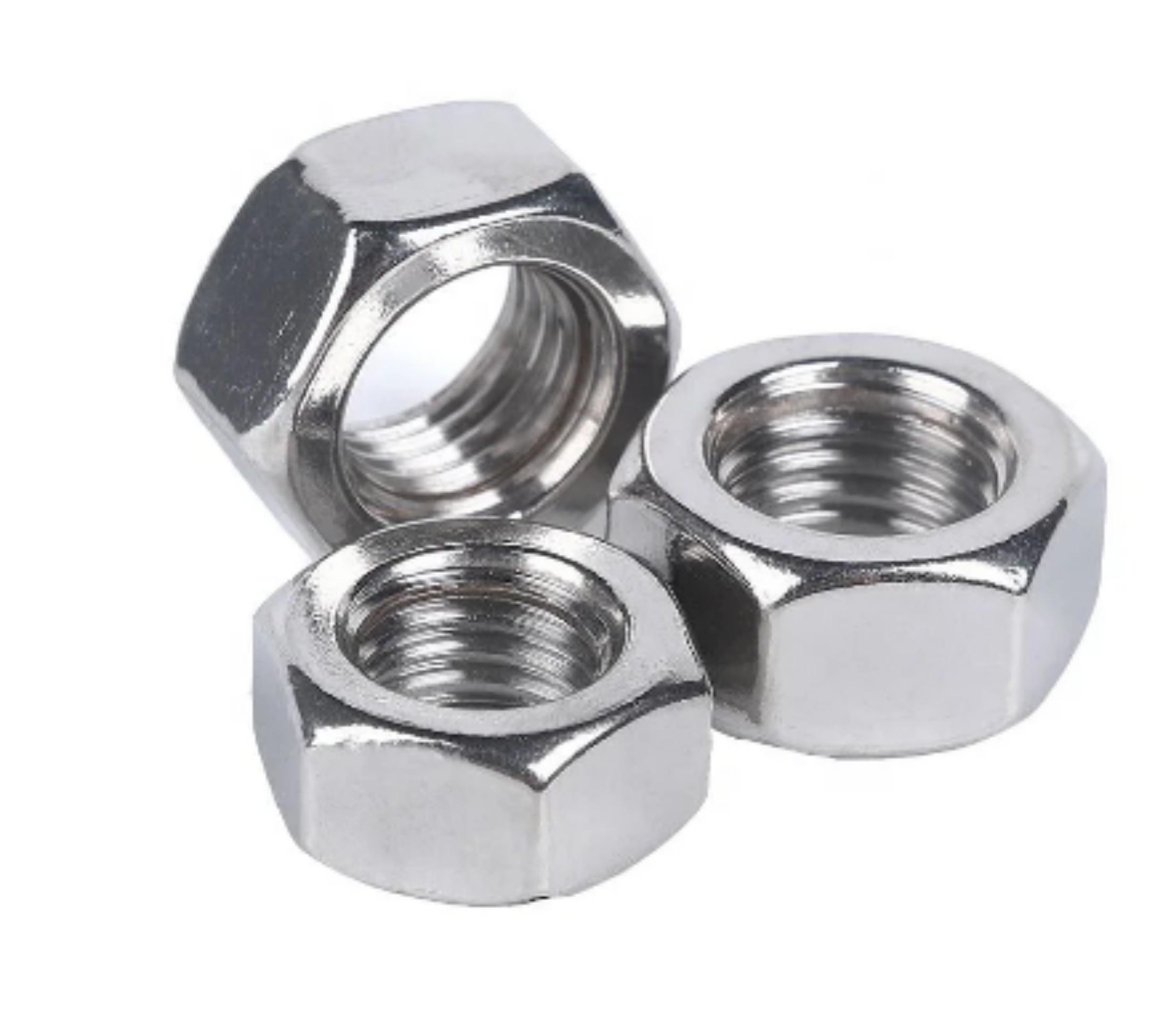 Buy IIE M10 Hexagon Head Nuts Mild Steel 8.8 High Tensile IS 1363 ...