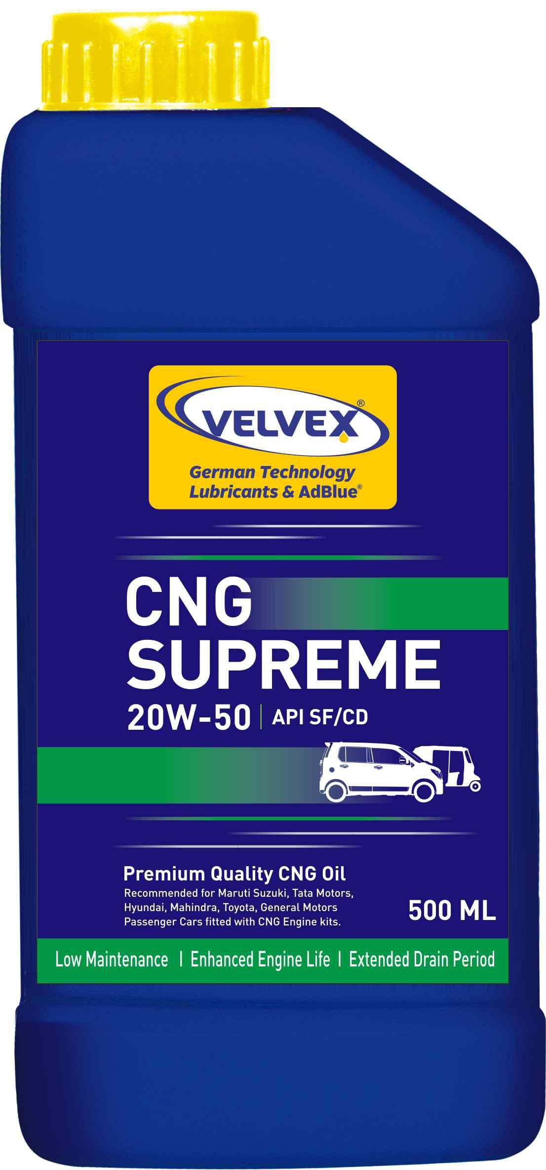 Buy VELVEX CNG Supreme Engine Oil 0.5 L online at best rates in India ...