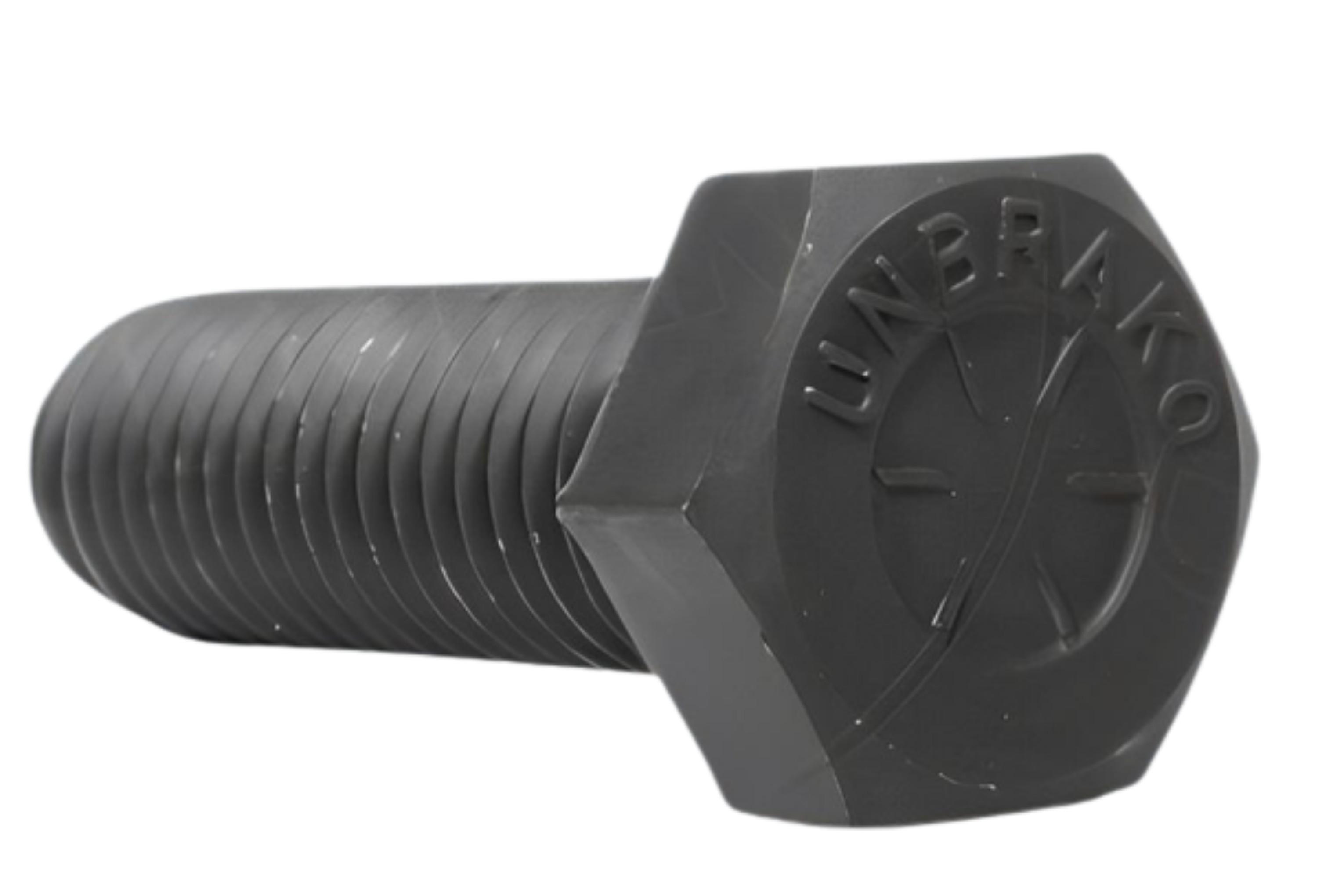 Buy Unbrako M8 High Tensile Steel Hexagon Head Bolts 10.9 45 mm ISO ...