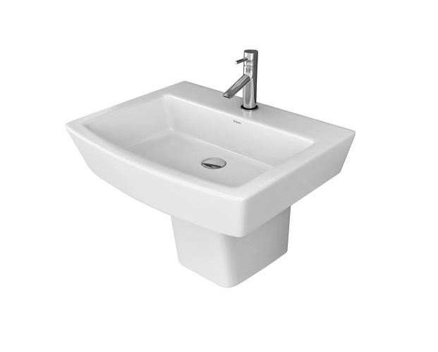 Buy Simpolo Wash Basin SIFT Half Pedestal online at best rates in India ...