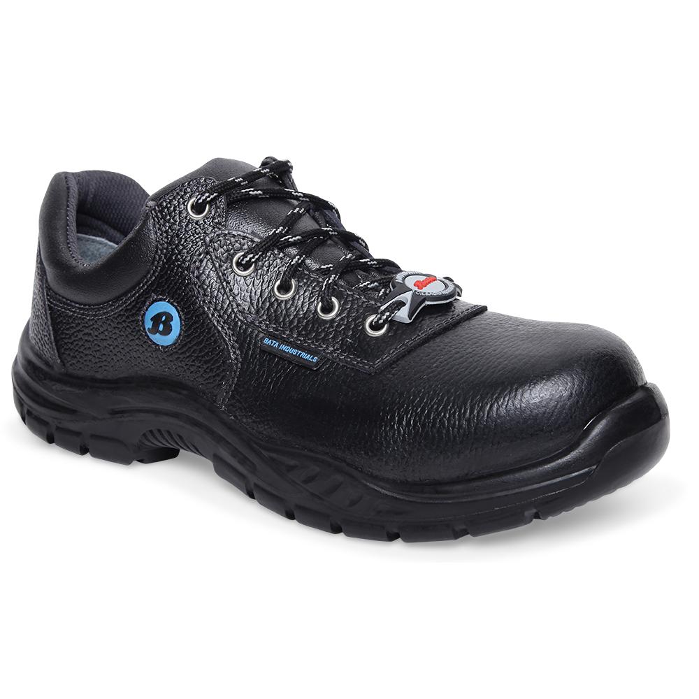 Buy Bata Olivia SD OXF Buff Barton Print Leather Steel Toe Safety Shoes ...