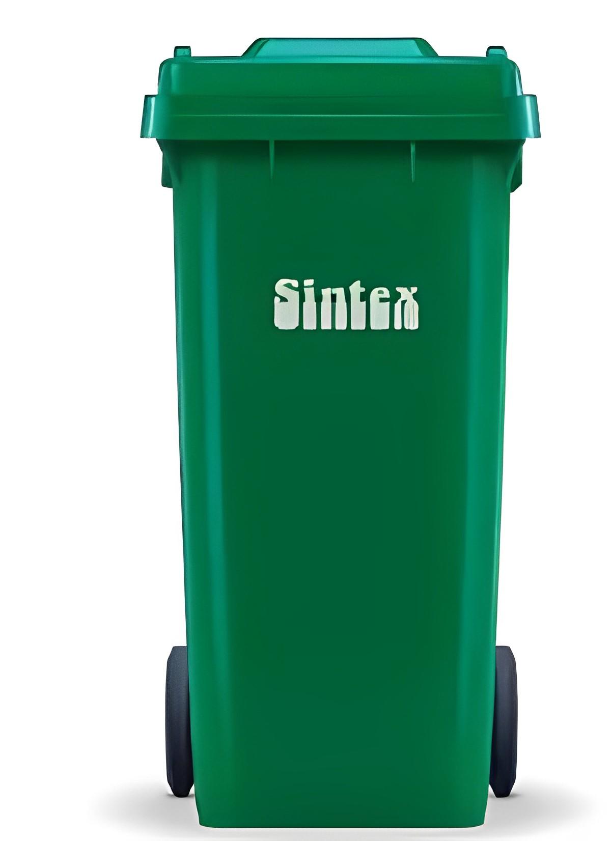 Buy Sintex Wheeled Bins Green 20 L Plastic online at best rates in ...