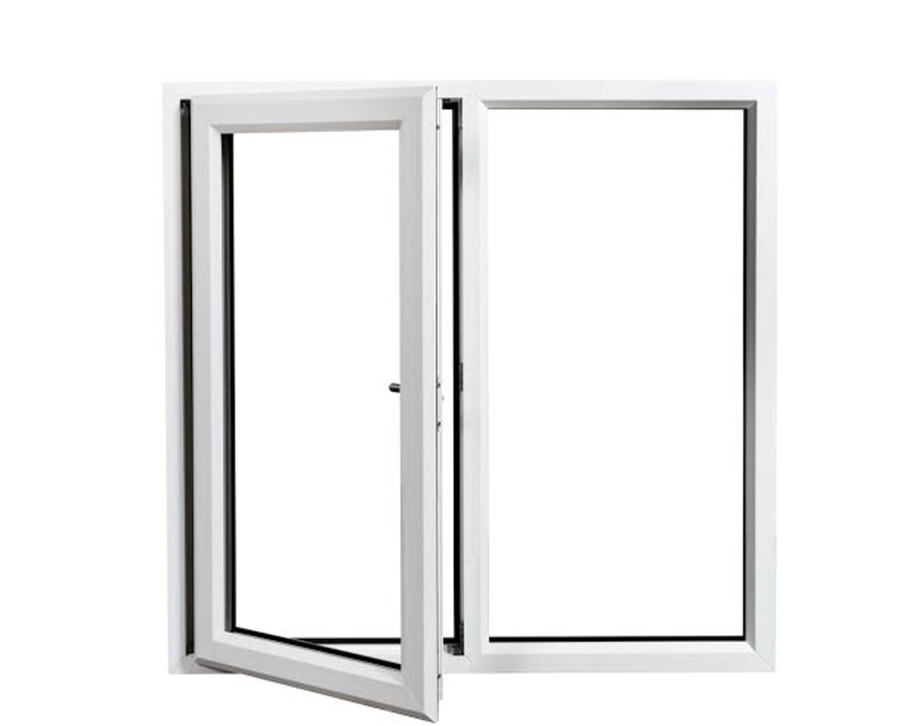 Buy NCL VEKA Casement 2 Track 2 Panel White uPVC Window 6 x 4 ft online ...