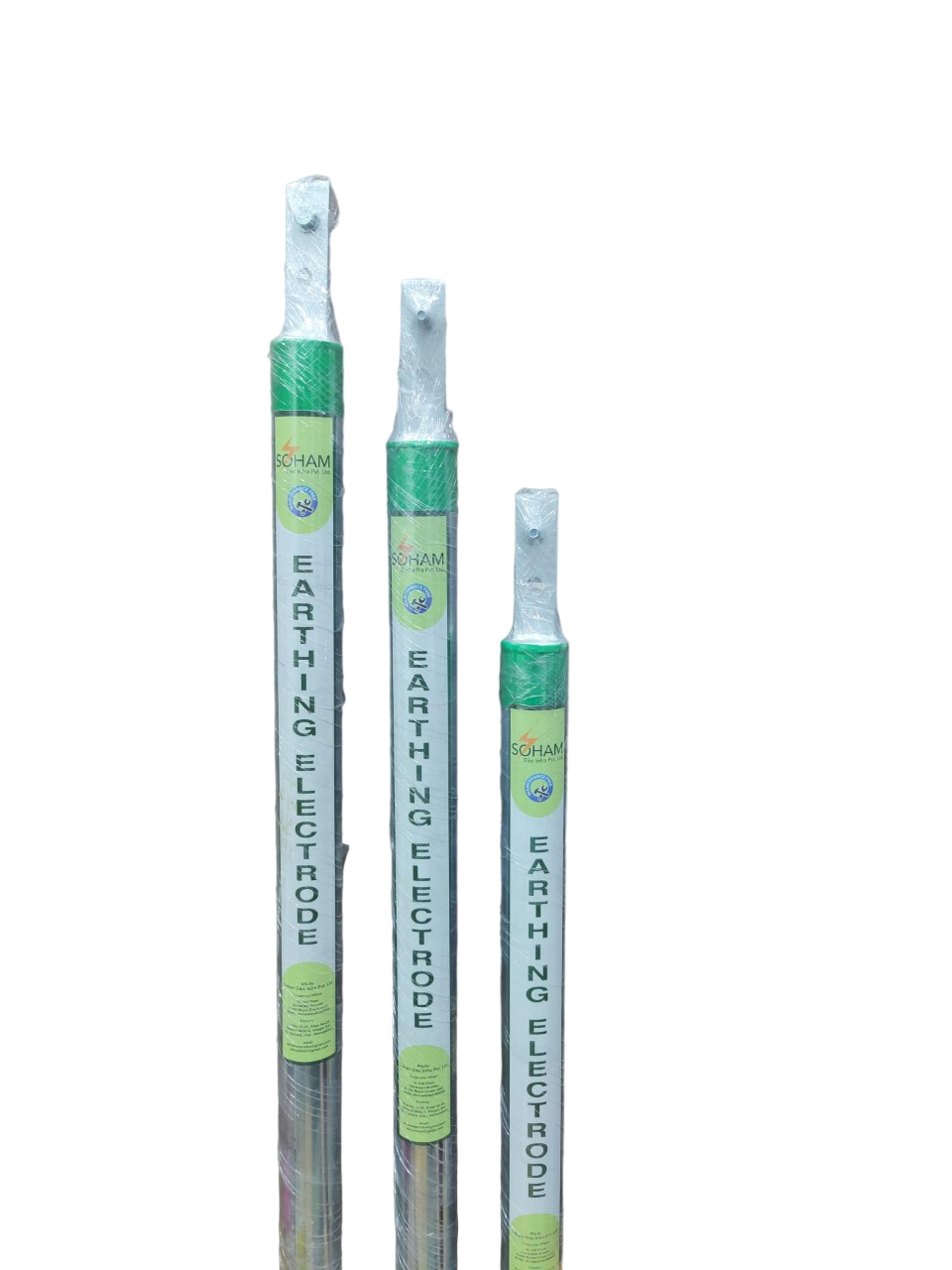 Buy SOHAM SGE80 Pipe in Strip Galvanized Iron 2.5m Earthing Electrodes ...