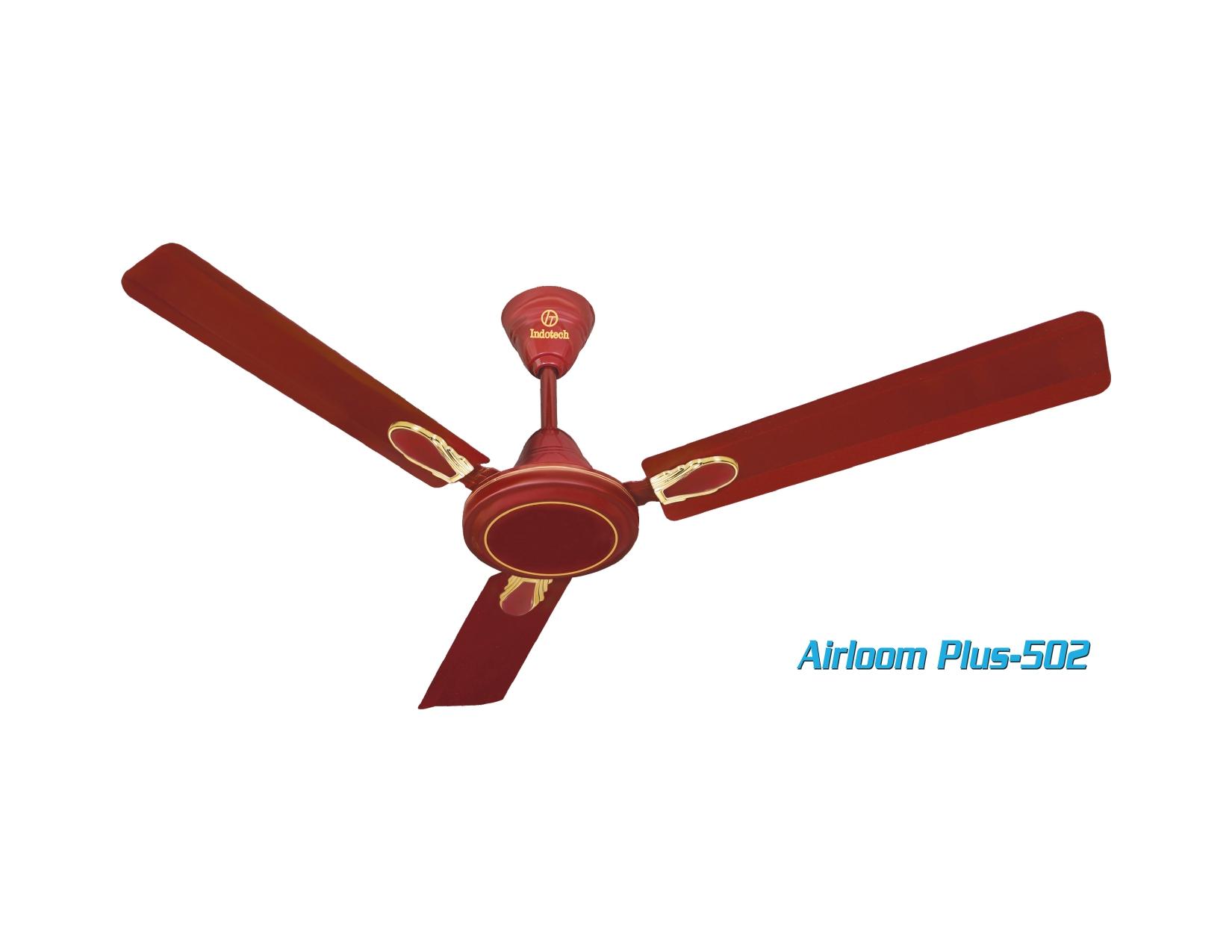 Buy Indotech Regular 1200 mm 3 Blades 72 W Rich Brown Ceiling Fans ...