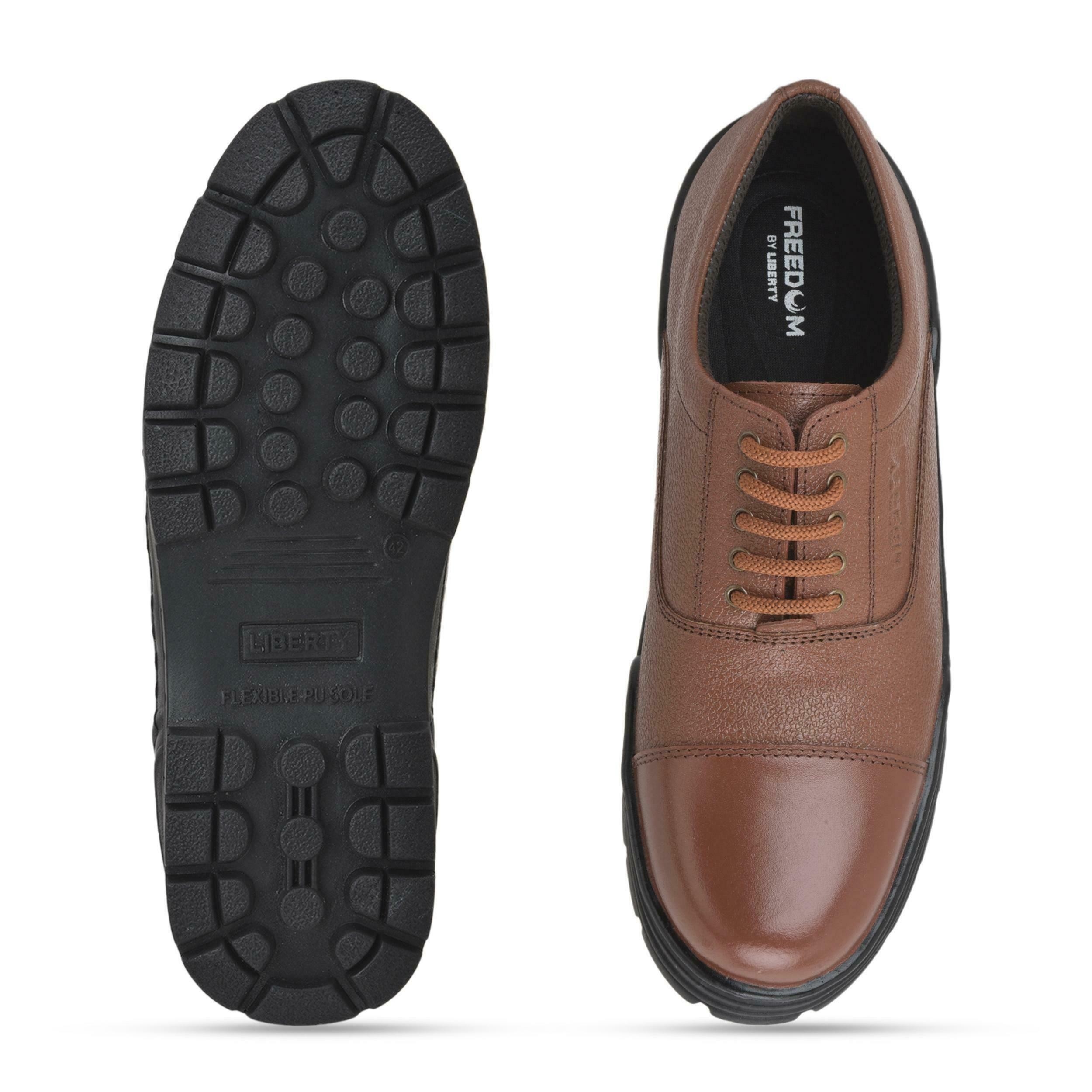 Buy Liberty VEER-3 Leather Composite Toe Safety Shoes Tan online at ...