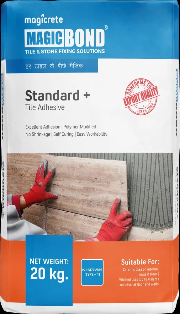 Buy Magicrete Standard Plus Polymer Based Tile Adhesive 20 kg online at ...