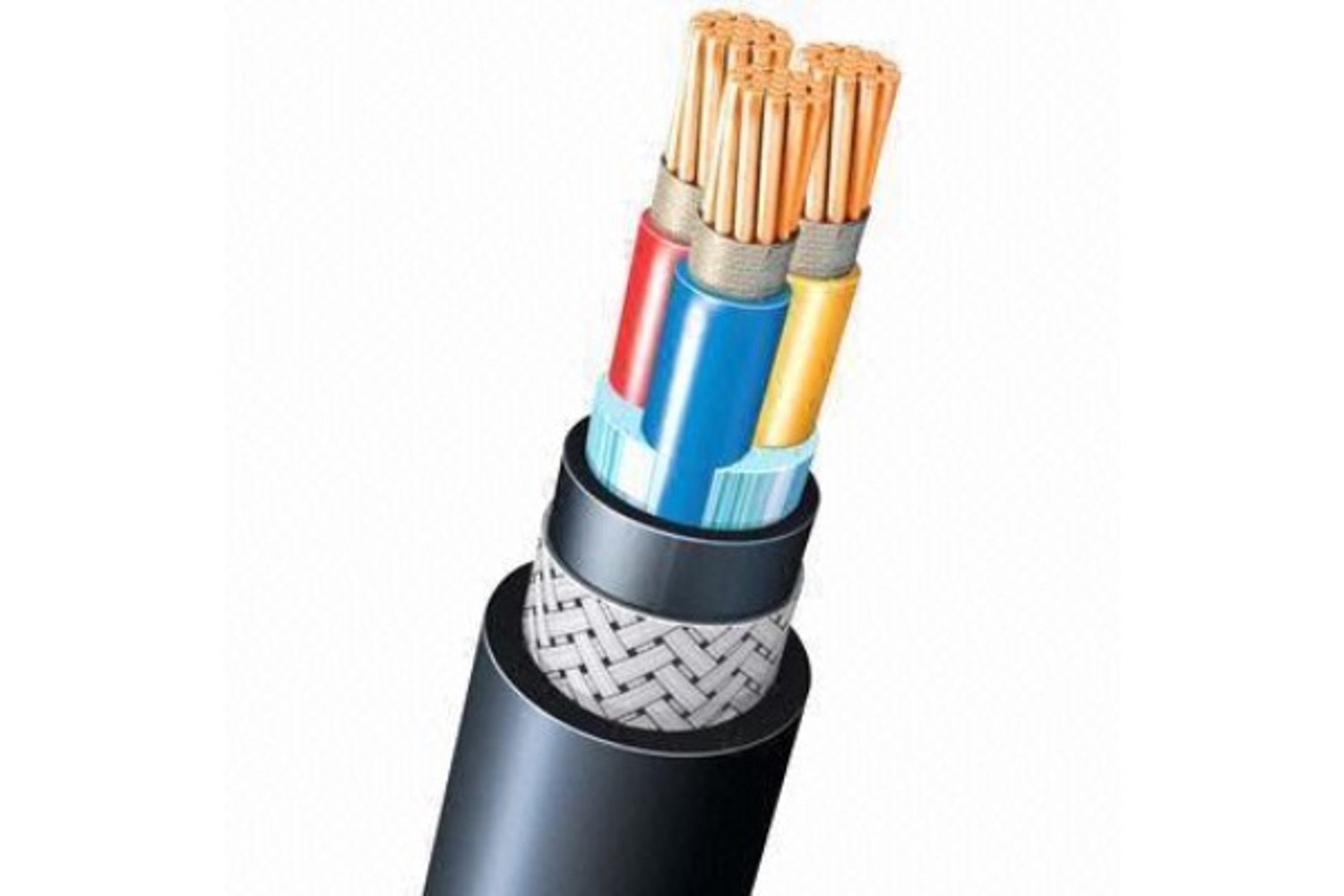 Buy Thermo Cables ATC Conductor Fiberglass 1000 V Braided Cables 3 Core 2.5 sqmm online at best ...