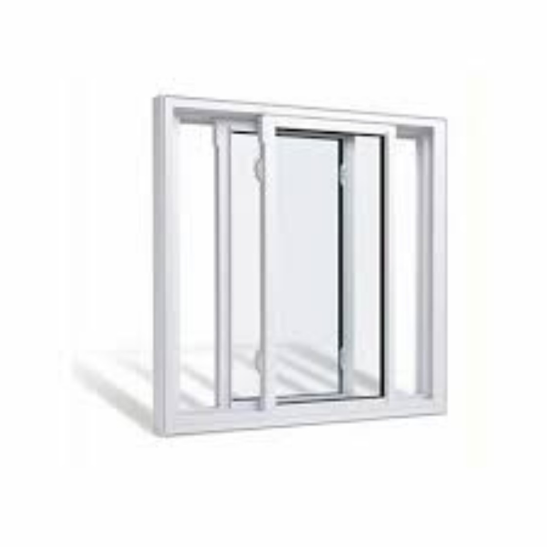 Buy Impresa Sliding 2 Track 2 Panel White uPVC Window 5 x 6.5 ft online ...