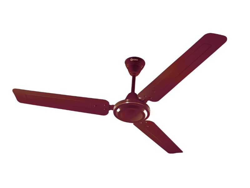 Buy KWW AirVin 1200 mm 3 Blades 52 W Brown Ceiling Fans online at best ...