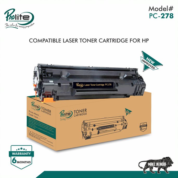 Buy PROLITE Black Laser Toner HP, Canon CE278A, CRG 326/328 Compatible ...