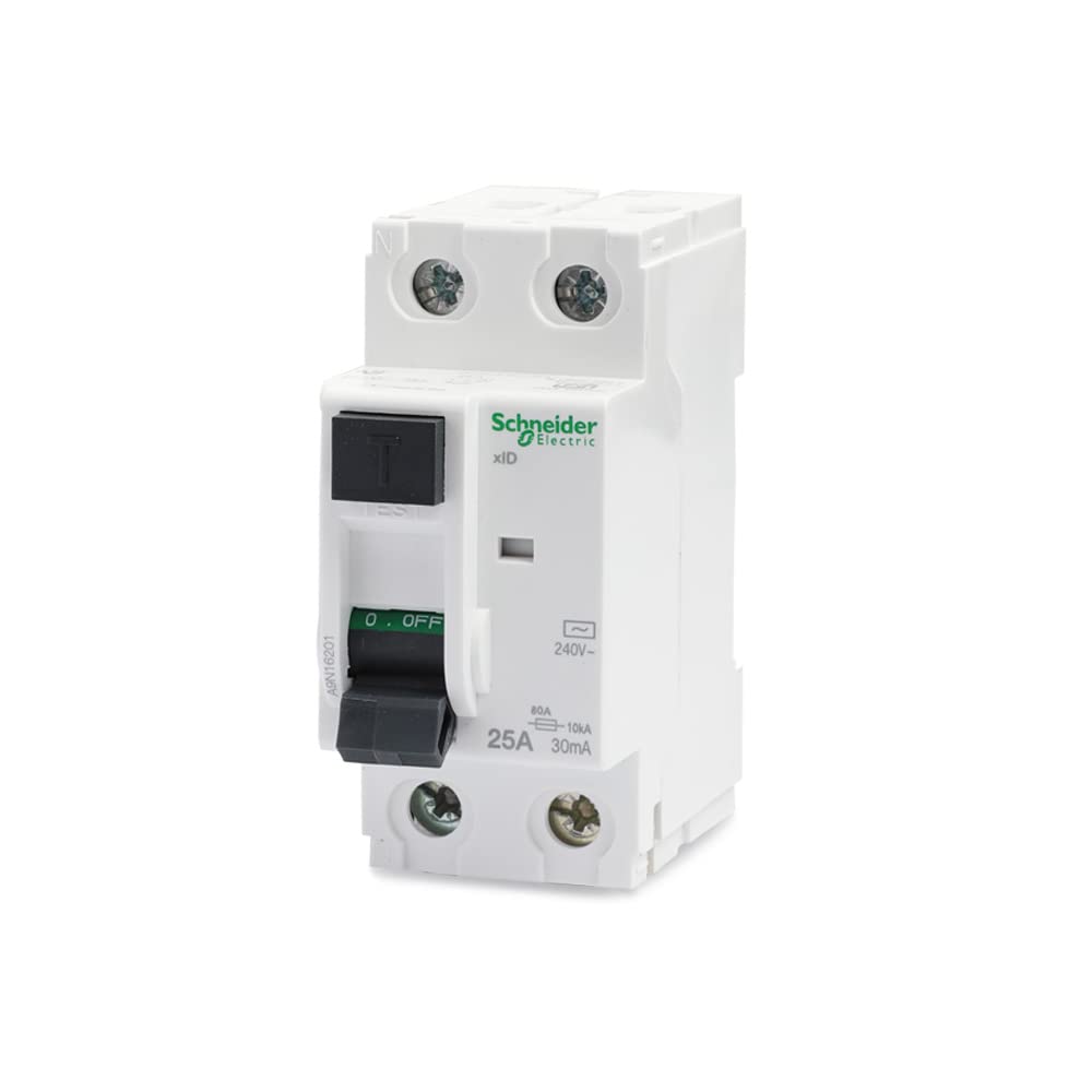 Buy Schneider Electric A9N16201 25 A Double Pole 30 mA RCCB online at ...