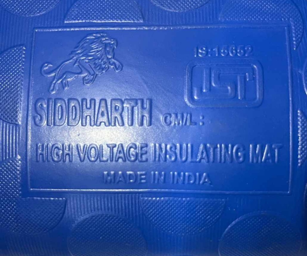 Buy SIDDHARTH Blue Electrical Rubber Mats 1 - 100 m online at best ...