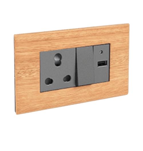 Buy Wipro R0110 Switch Socket Combined Box 6 A online at best rates in ...