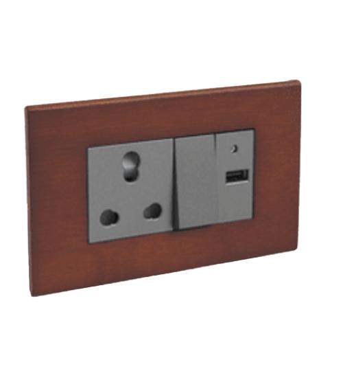 Buy Wipro R0110 Switch Socket Combined Box 6 A online at best rates in ...