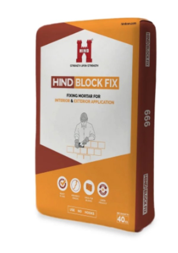 Buy HIND Block Fix Cement Based Tile Adhesive 40 kg online at best ...