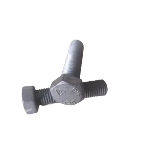 Buy M20 x 80 Hex Head Screw 4.6 Galvanized ISO 4017 online at best ...
