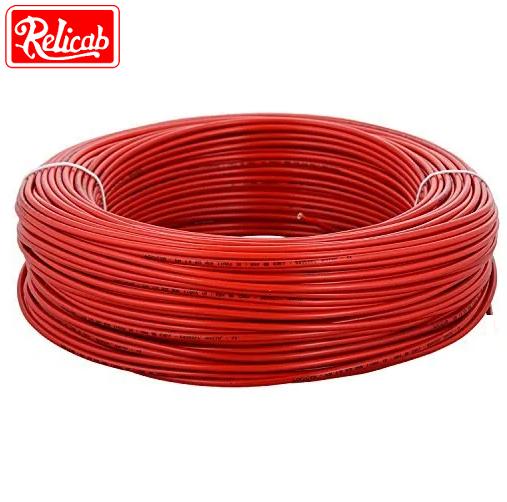 Buy Relicab 4 sqmm HR Electric Wire Red 90 m online at best rates in ...