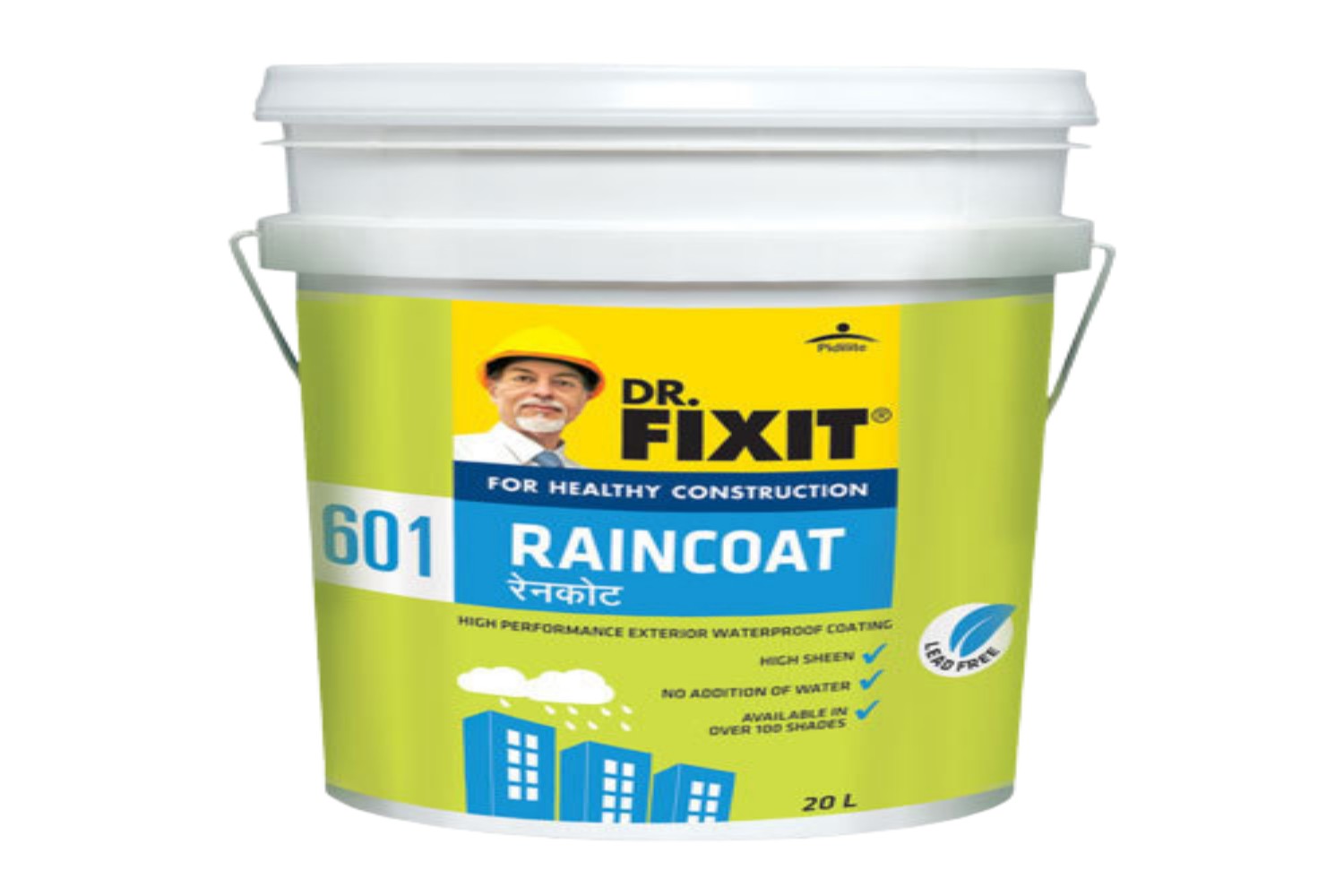 Buy Dr.FIXIT 601 Raincoat Waterproofing Chemical in Litre online at ...