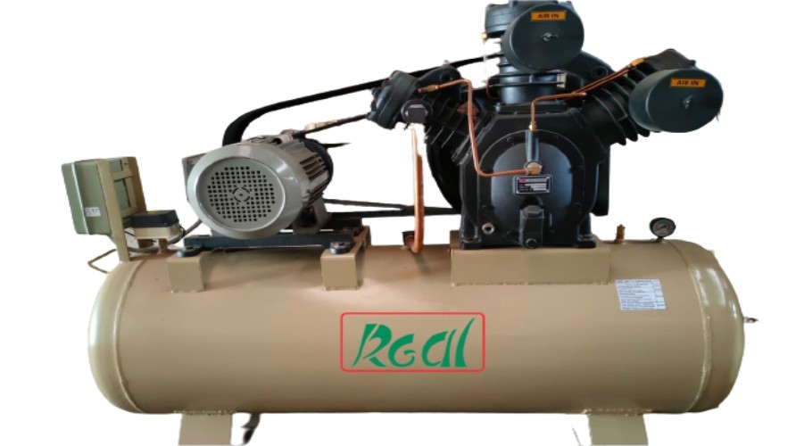 Buy Real 15 hp Reciprocating Compressor 20T 63.5 CFM online at best ...