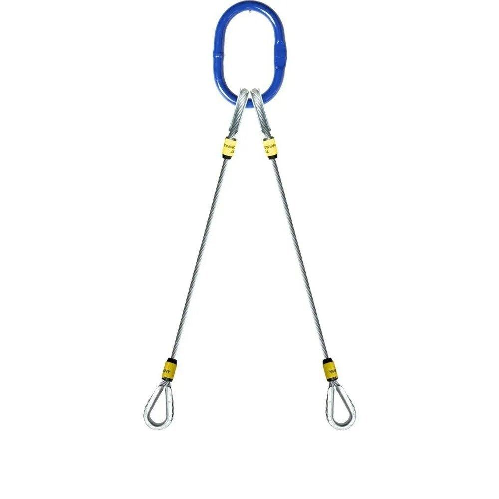 Buy USHA MARTIN 3 m Thimble and Thimble Wire Rope Sling 2 ton online at ...