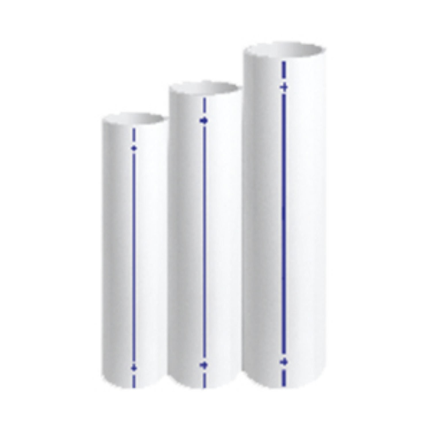 Buy TRUFLO 40 mm UPVC Pipes SCH 40 6 m Plain online at best rates in ...