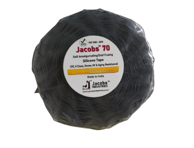 Buy Jacobs 9.1 m Self Fusing Silicon Rubber Electrical Tape 50 mm Black ...