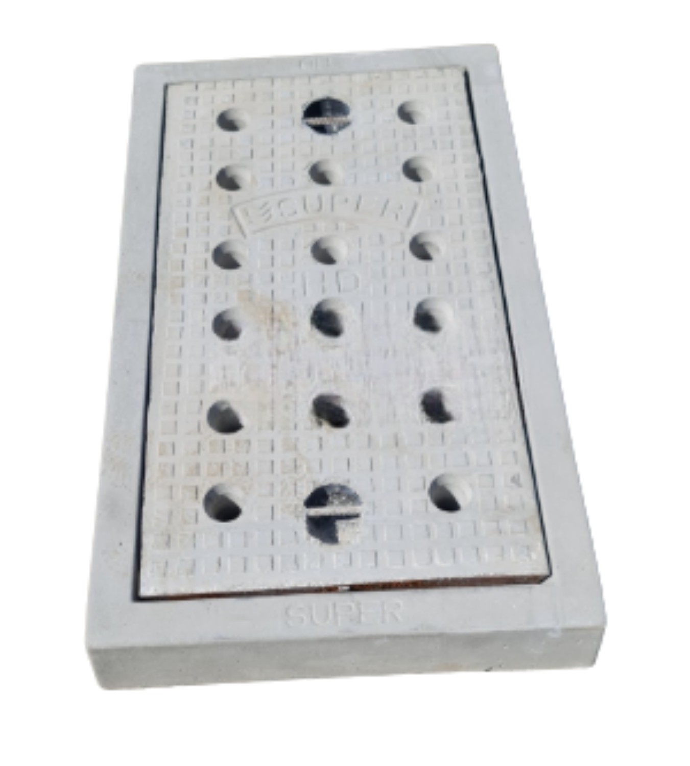 Buy Super Precast Manhole Cover SFRC Plain 900 x 900 mm online at best ...