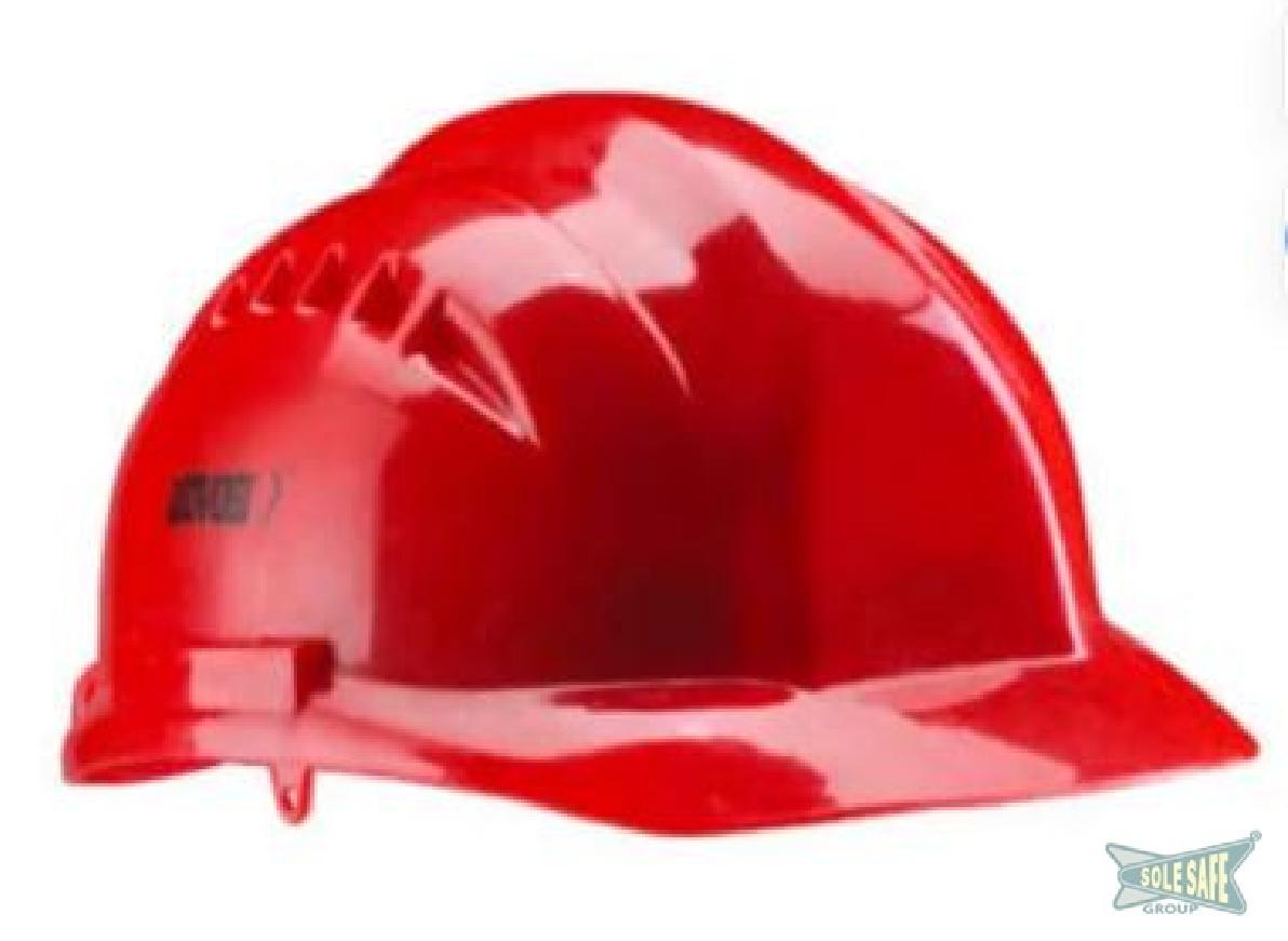 Buy HDPE Red Ratchet Safety Helmets online at best rates in India | L&T ...
