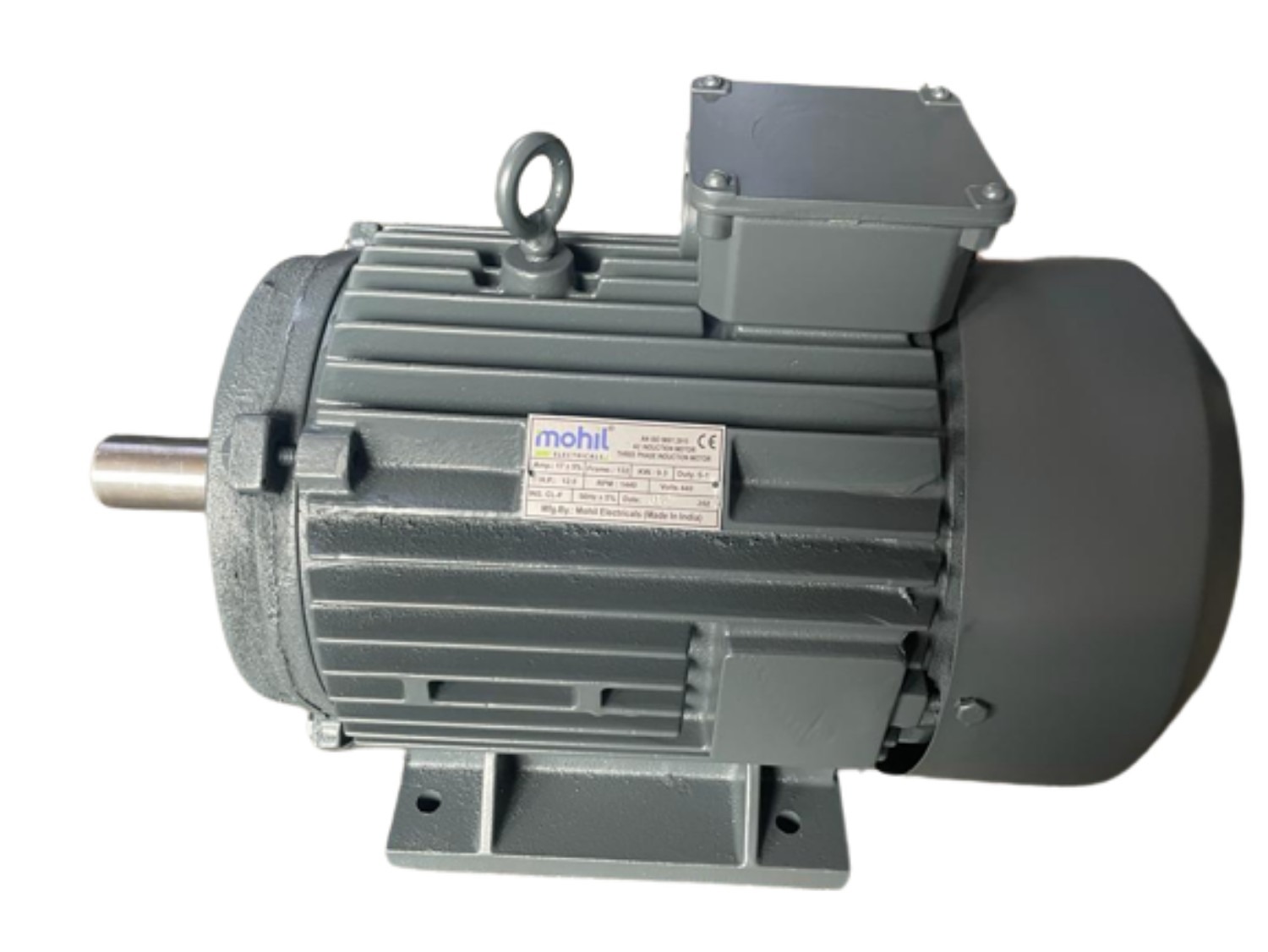 Buy Mohil MEF07.503 1440 rpm Three Phase 7.5 hp Four Pole Foot Mounted ...