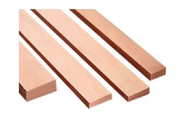 Buy ETP Grade Tin Plated Rectangular with Sharp Edges Copper Busbar ...