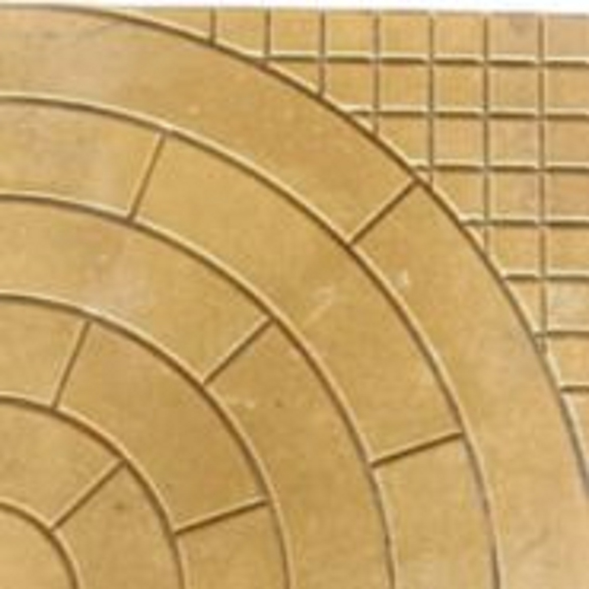 Buy COSMOS Pie 300 x 300 mm Yellow Matt Chequered Tile online at best ...