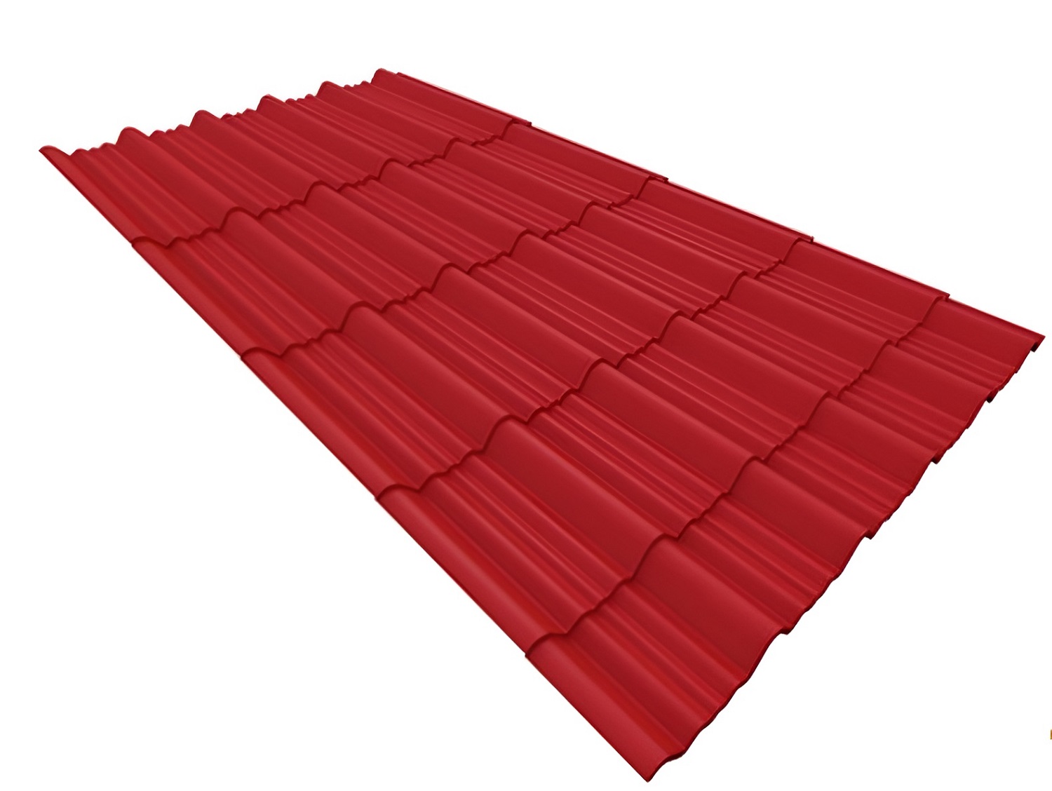 Buy JSW Colouron+ Mangalore Tile PPGL Roofing Sheet Galvalume online at ...