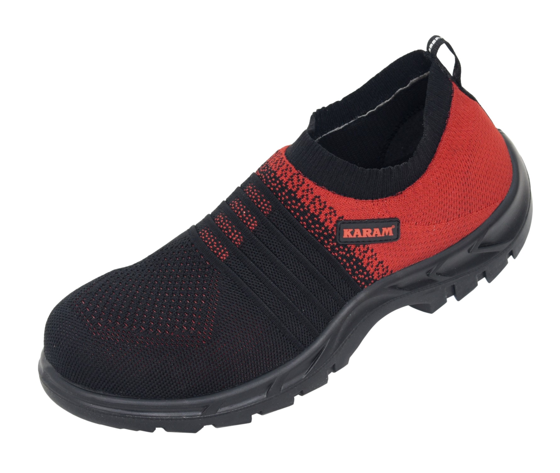 Buy Karam FS 202 Flyknit Fabric Composite Toe Safety Shoes Black online ...