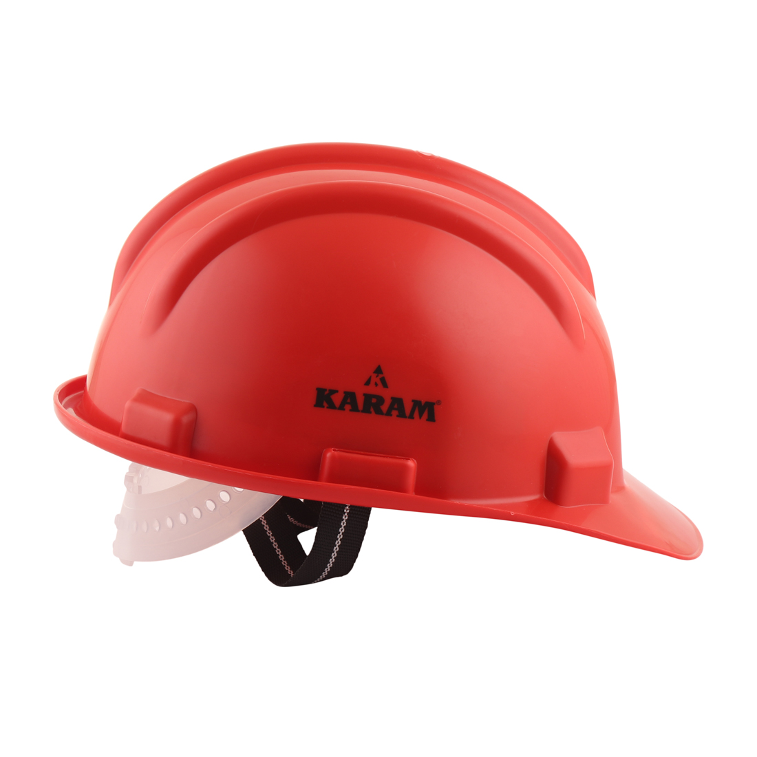 Buy Karam Polymer Red Air Ventilated Safety Helmets PN501 online at ...