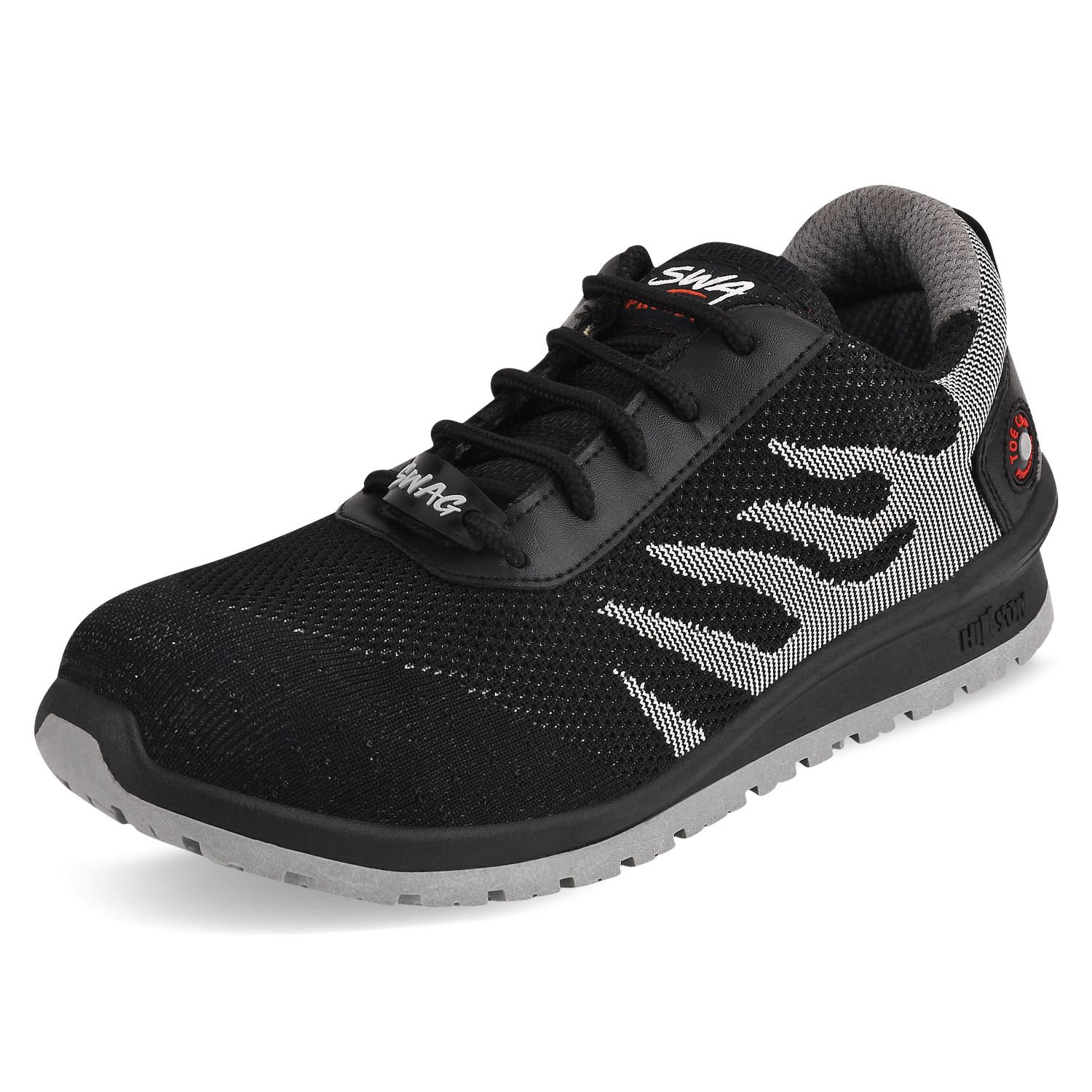 Buy Hillson Swag 1907 Textile Fabric Steel Toe Safety Shoes Black ...