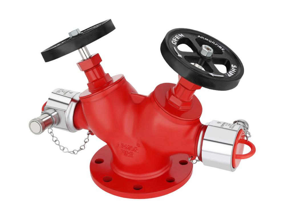 Buy ARMORFIRE Gun Metal Double Headed Hydrant Valves online at best ...