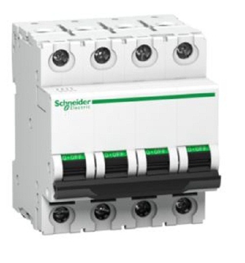 Buy Schneider Electric A9N18376 Four Pole 125 A C MCB online at best ...