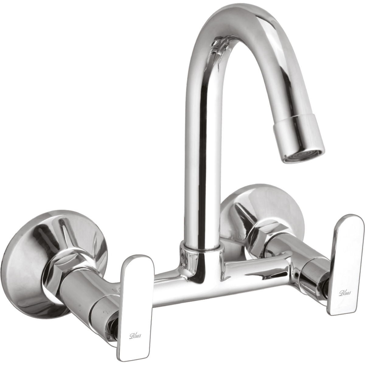Buy Blues Nickel Chrome Plated Sink Mixer Faucet TR-43 online at best ...