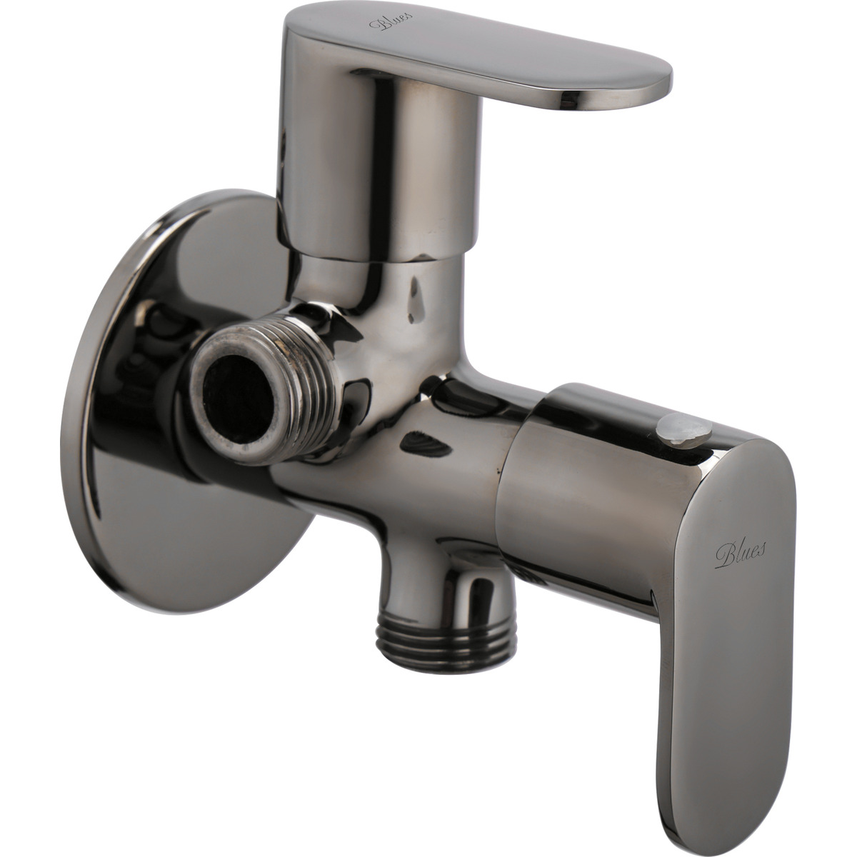 Buy Blues Nickel Chrome Plated 2-in-1 Angle Valve Faucet PX-MB-29 ...