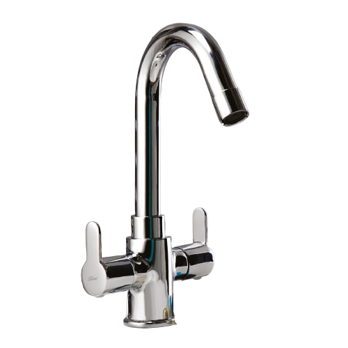 Buy Blues Nickel Chrome Plated Basin Mixer Quarter Turn Faucet AL-42 ...