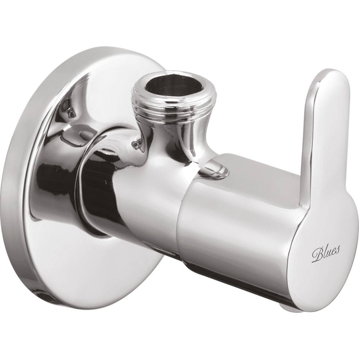 Buy Blues Nickel Chrome Plated Angle Valve Faucet AL-27 online at best ...