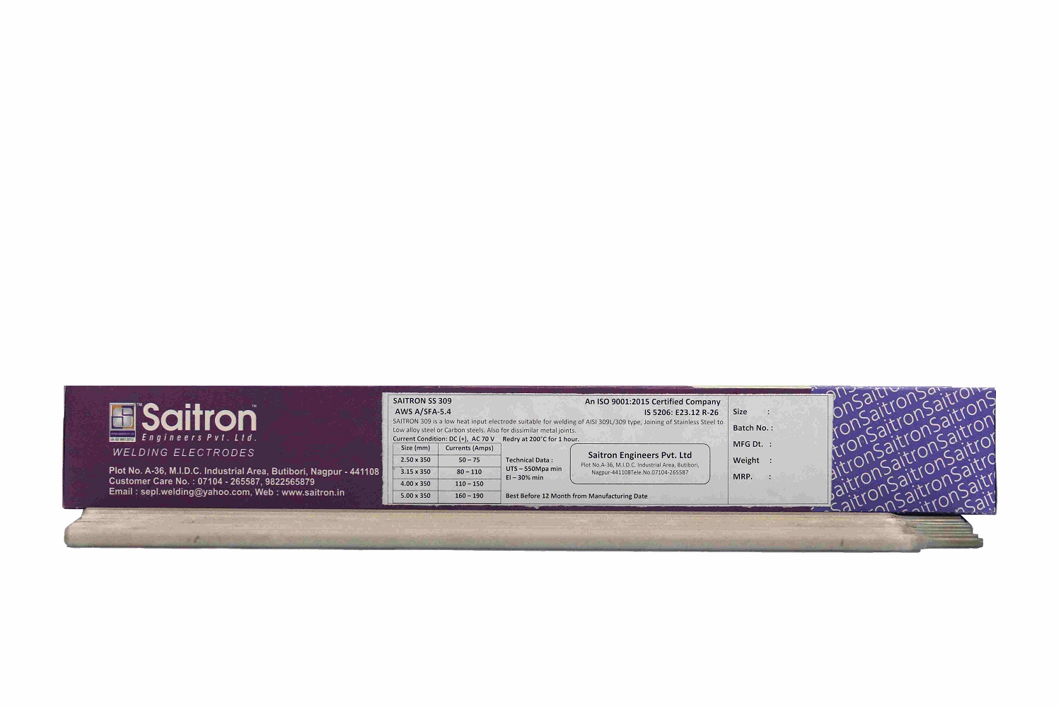 Buy SAITRON SS 309 5 mm E309 Welding Electrodes 20 kg online at best ...